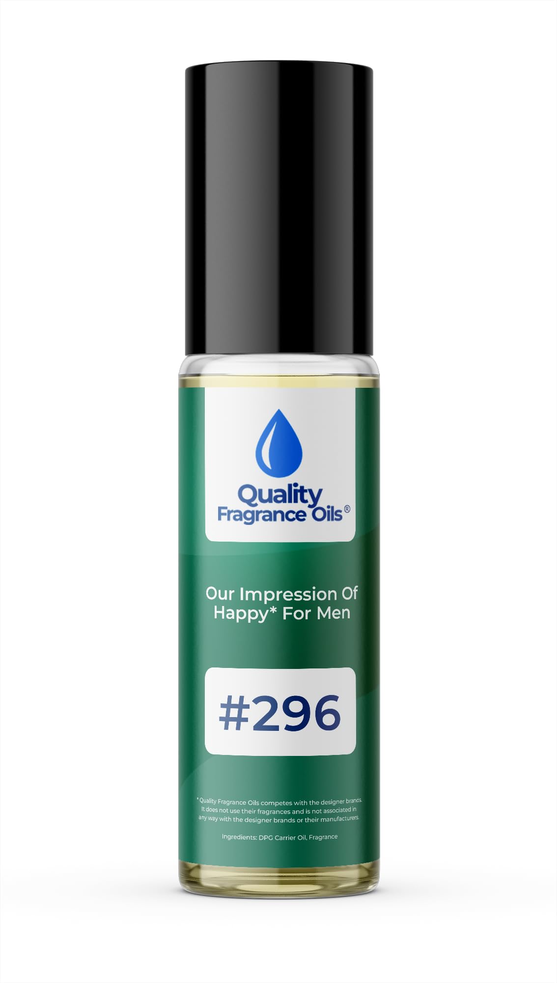 Quality Fragrance Oils' Impression #296, Inspired by Happy for Men (10ml Roll On)
