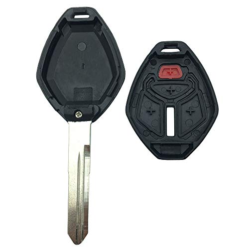 4 Buttons Uncut Keyless Entry Remote Key Fob Shell fits Mitsubishi 2006-2007 Eclipse / 2006-2007 Galant (No Chips)