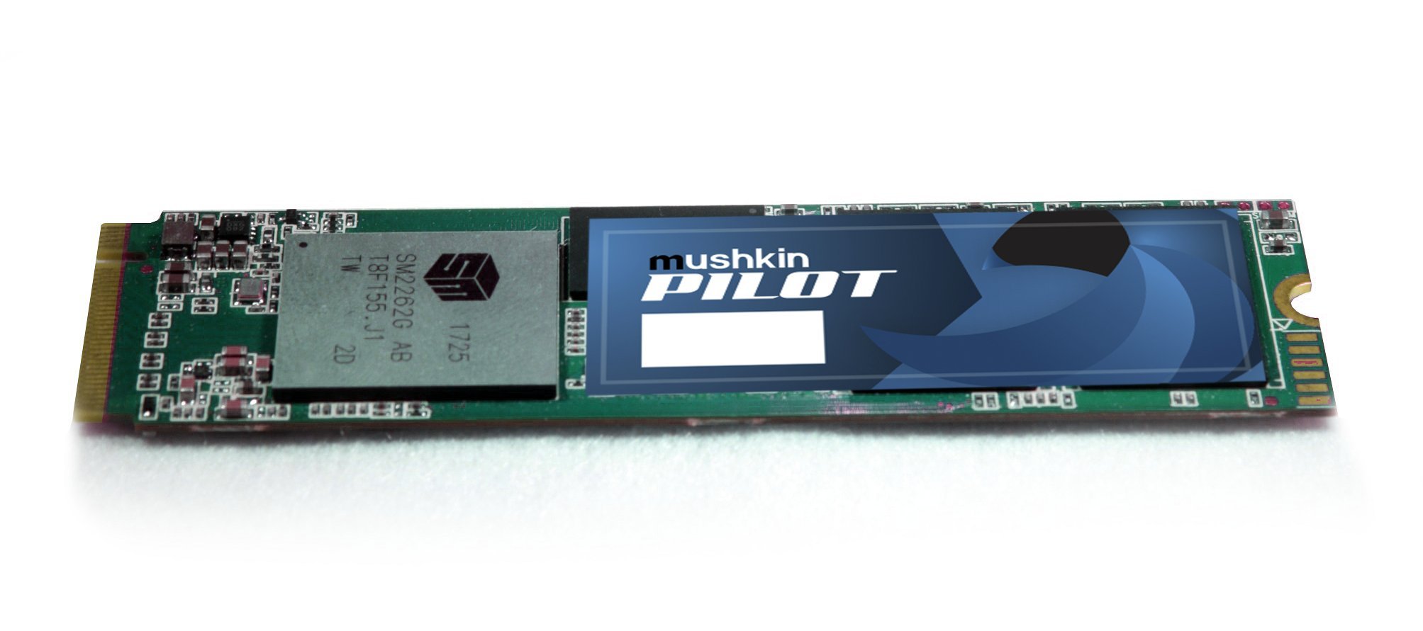 Mushkin Pilot – 500GB PCIe NVMe – M.2 (2280) Internal Solid State Drive (SSD) – Gen3 x4 – 3D TLC - (MKNSSDPL500GB-D8)