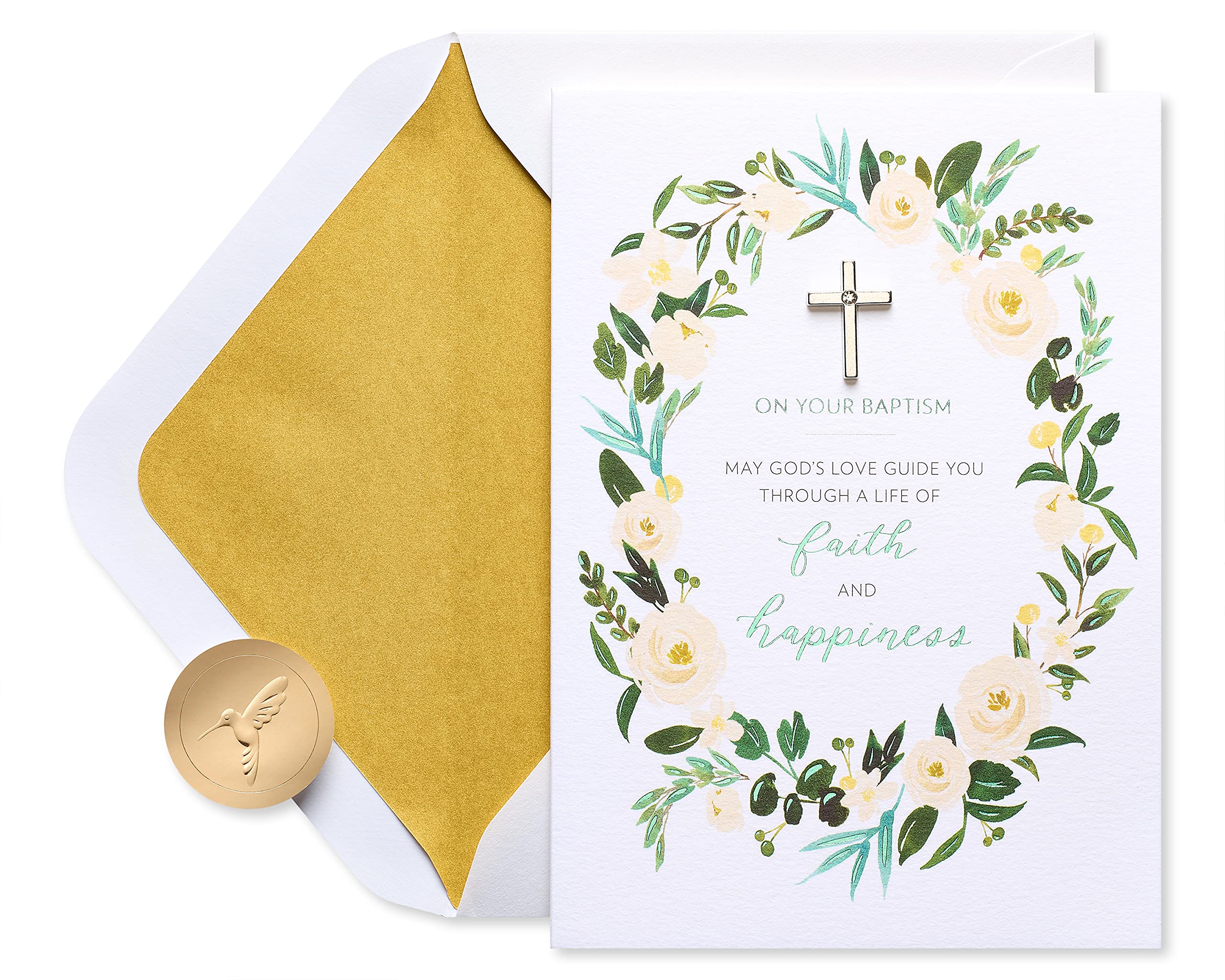 Papyrus Baptism Card (Faith and Happiness)
