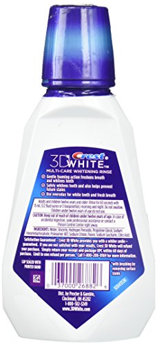 Crest 3D White Multi-Care Whitening Rinse Fresh Mint 237 mL