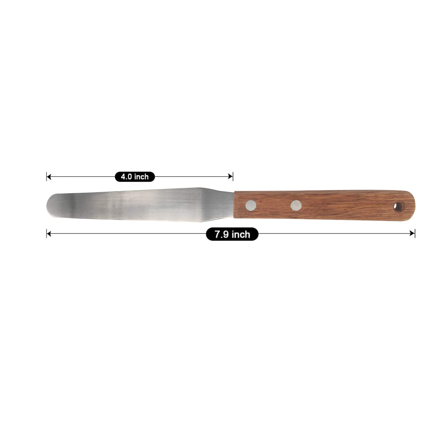 Medarchitect Right Hand Pill Counting Tray with Spatula (Clear - Wood Handle)