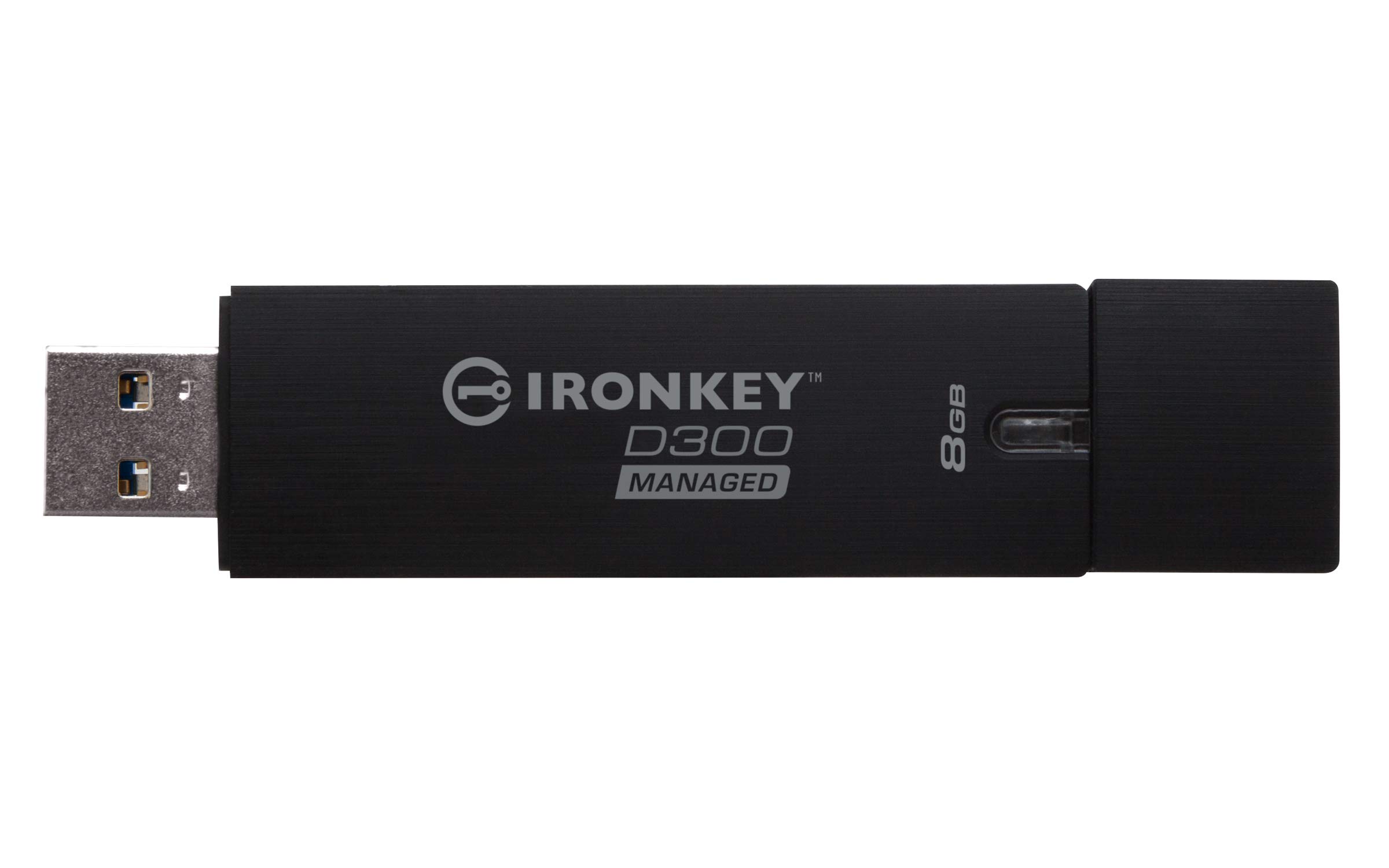 Kingston - IKD300SM/128GB - MF IKD300SM 128GB 128GB D300SM AES 256 XTS Encrypted USB Drive Retail