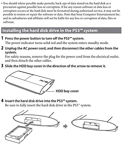 BIPRA Sony PlayStation 3 PS3 500GB Hard Drive Kit Inc Mounting Bracket Caddy Cradle Super Slim with HDD - Include Mounting Bracket and Hard Drive - Exclusive from Limited with 1 Year Warranty (500GB)