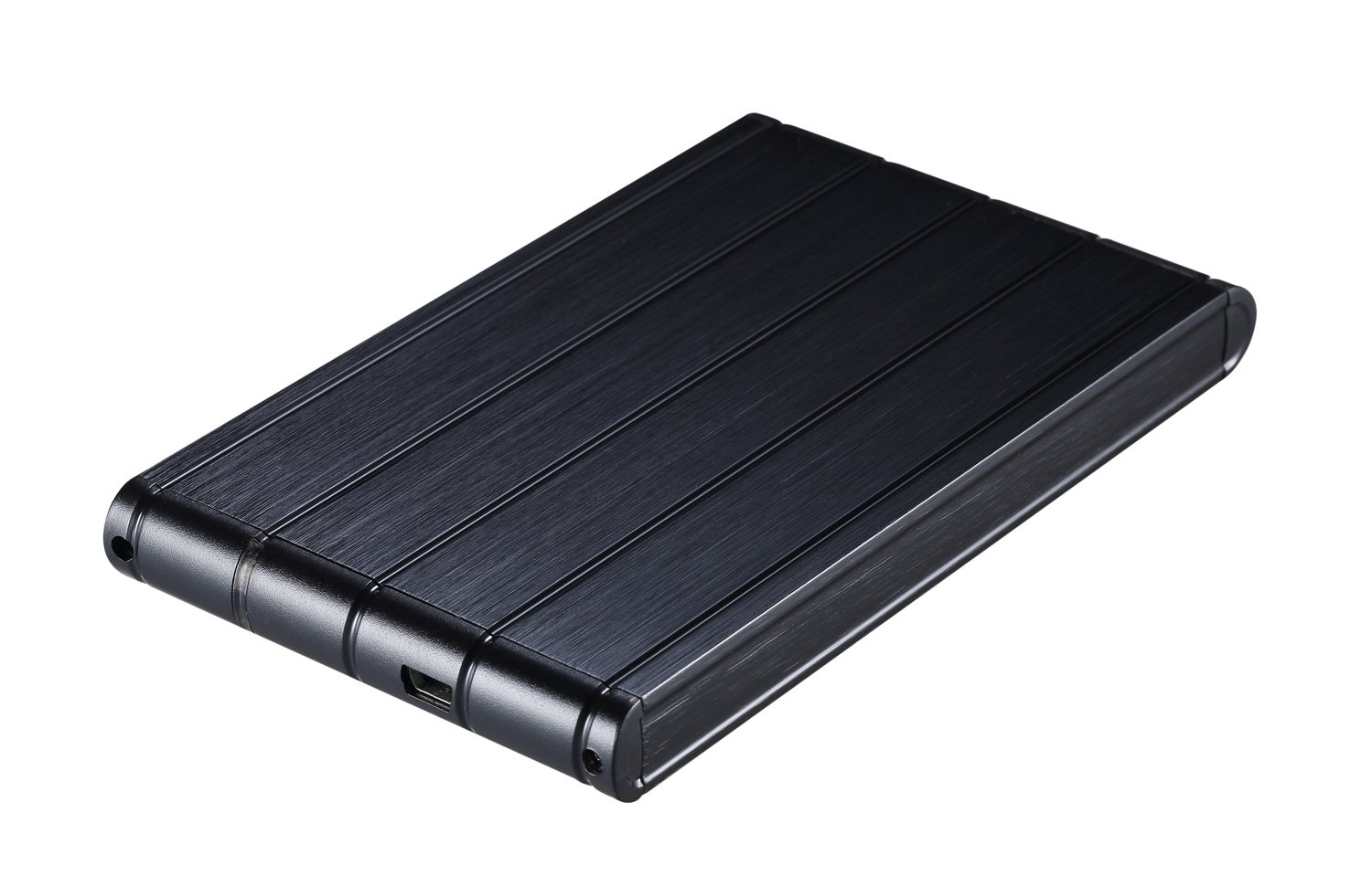 BIPRA USB 3.0 Ultra Slim Hard Drive Enclosure Case for 2.5" SATA Hard Drive Stylish Design GD25603 (Black_GD25603)