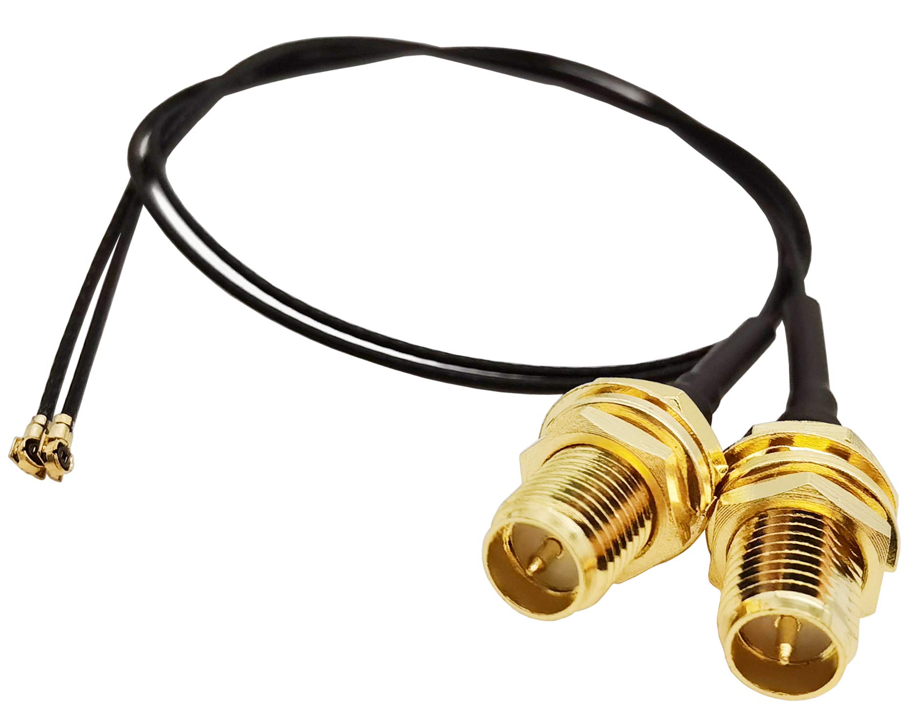 Tenmory UFL to SMA M.2 NGFF U.FL to RP-SMA Female MHF4 IPX4 IPEX4 Ipex Connector Pigtail Antenna Extension Cable (15cm (2 Pcs))