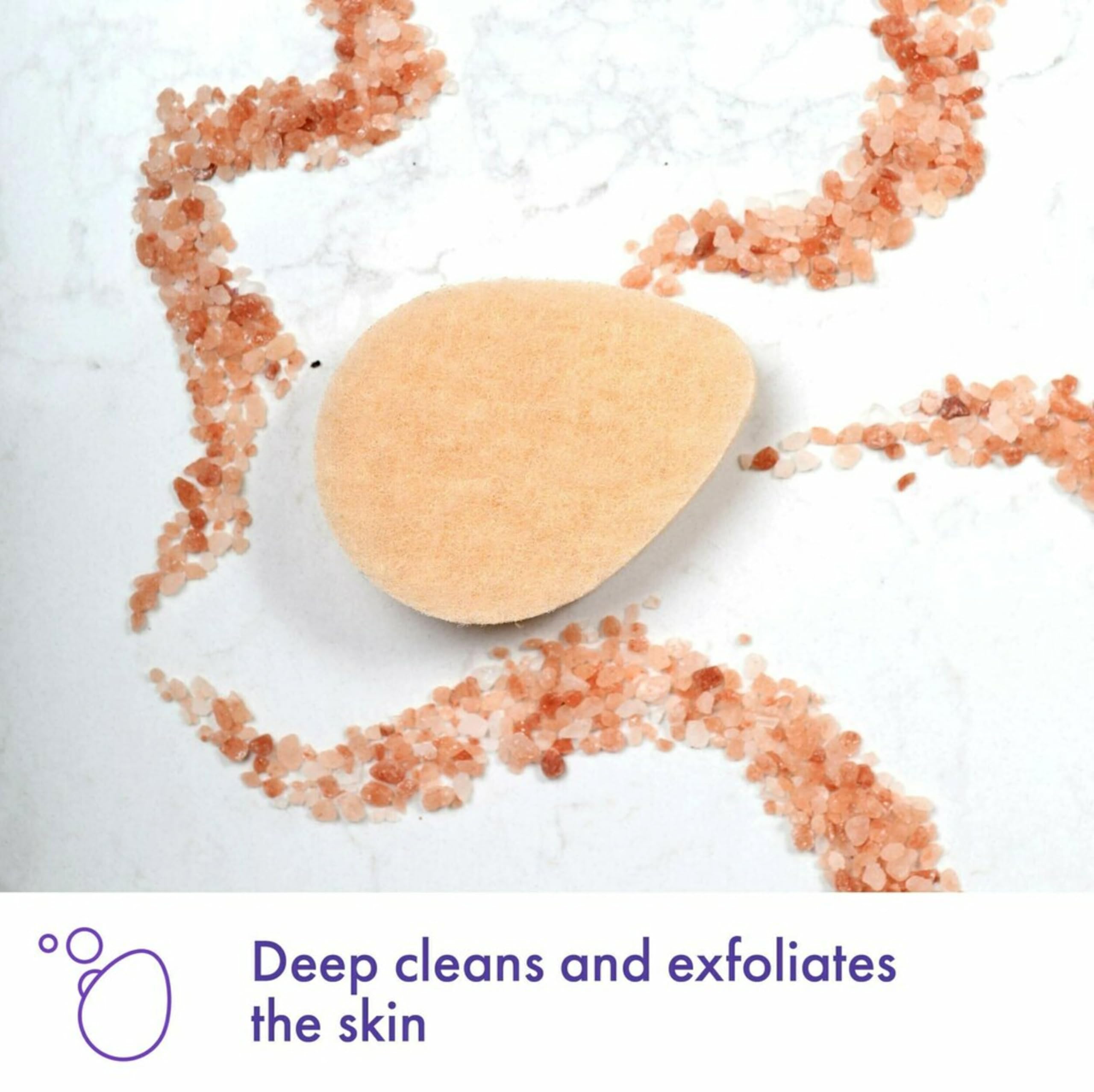 Buf-Puf Gentle Facial Sponge, Dermatologist Developed, Removes Deep Down Dirt & Makeup That Causes Breakouts and Blackheads, Reusable, Exfoliating, 2 Count