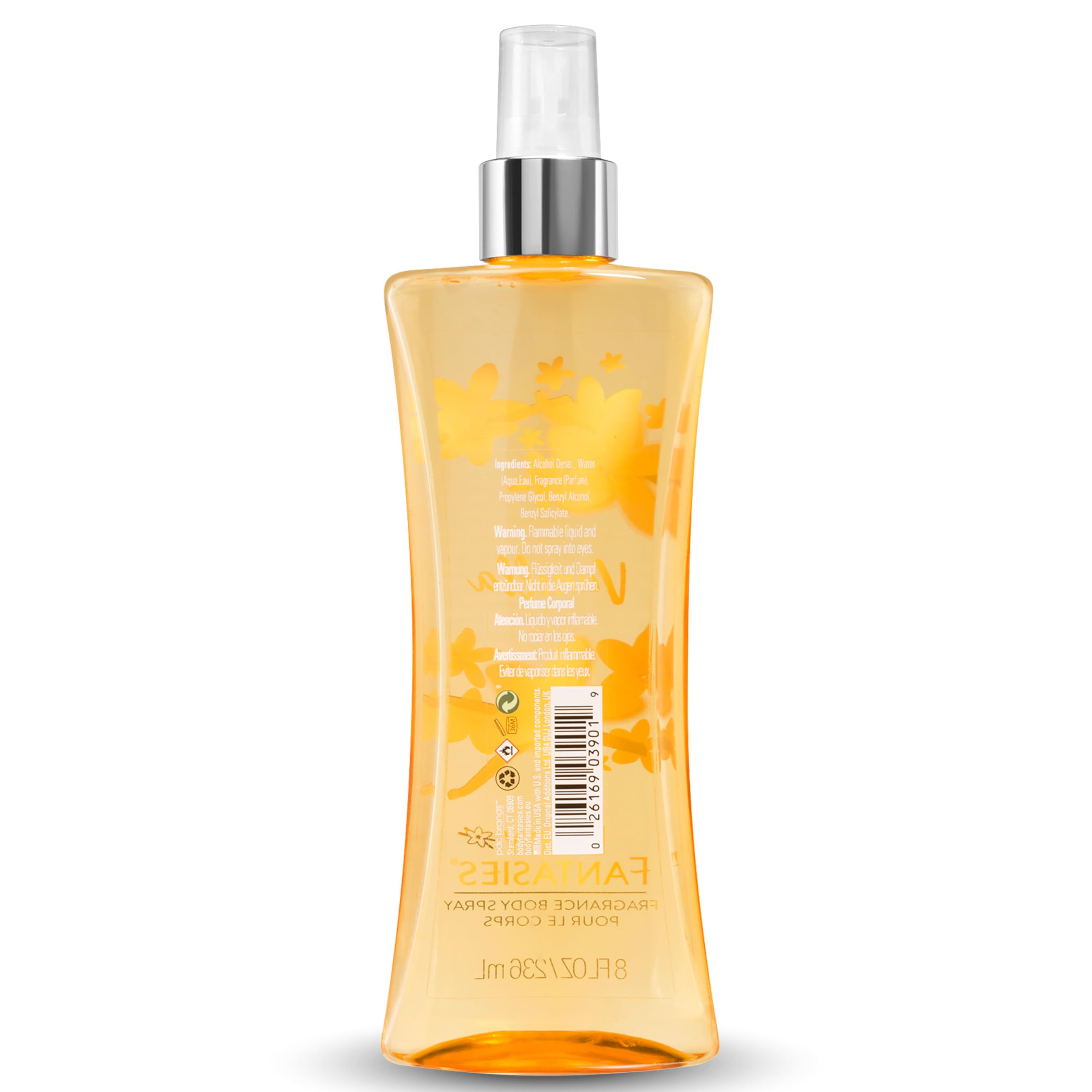 Body Fantasies Fragrance Body Spray, Vanilla, 8 Ounce
