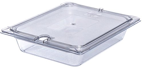 Carlisle FoodService Products 10220B07 Storplus Half Size Food Pan, Polycarbonate, 2.5" Deep, Clear