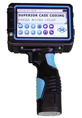 Preza Micro + Plus SBK Portable Handheld Inkjet Printer, Handheld Inkjet Coder, Inkjet Coding Machine, Date Coding Machine, Handheld Date Coder USA
