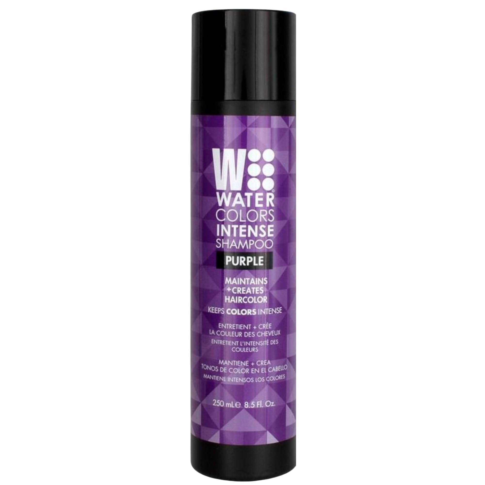 Watercolors INTENSE Semi Permanet Color Depositing Shampoo. Sulfate & Paraben Free to Maintain & Enhance Hair Color 8 fl oz - PURPLE