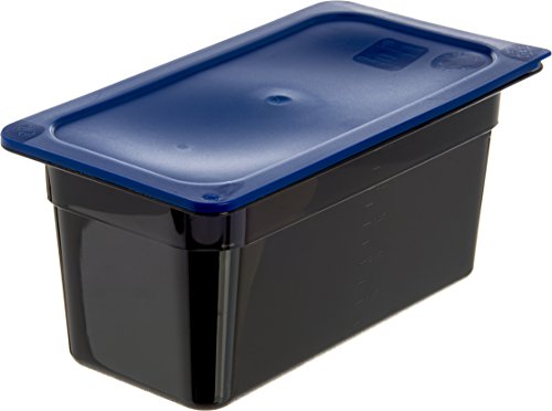 Carlisle FoodService Products 3058060 Smart Lids Third Size Polyethylene Lid, Dark Blue (Pack of 2)
