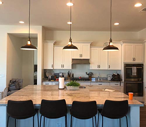 CLAXY Ecopower Industrial Barn Mini Metal Pendant Light 1 Light