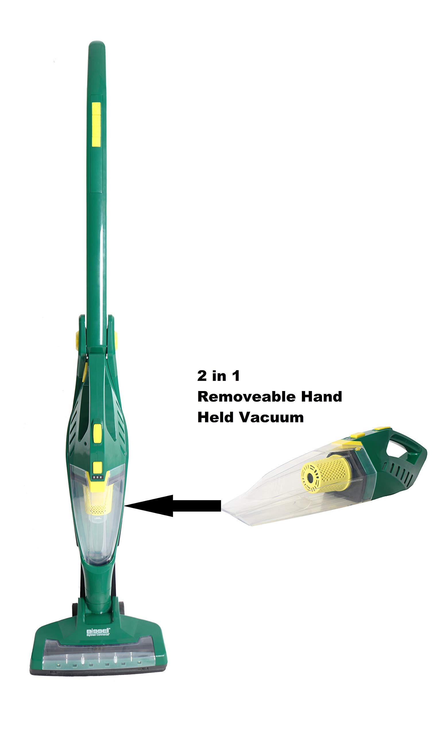 Bissell Commercial 2 in 1 Battery Vacuum, Green