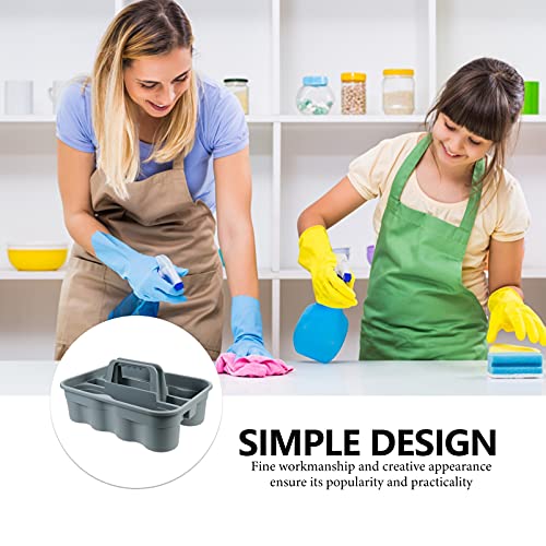 Baluue 1pc Floors Shower Portable Handle Basket, Multiuse Basket,hand All- - Utility with and Storage Sundries Versatile Bathroom Commercial Tool Multipurpose Cleaning Caddy Organizer