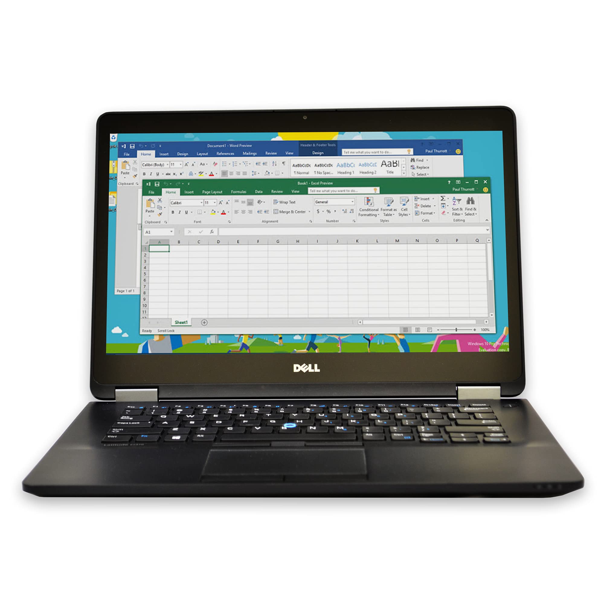 Dell Latitude E7450 Ultrabook Laptop: 14in hd (1366x768), Intel I5-5300U , 128GB SSD, 8Gb Ram, Bluetooth, Win 10 Professional (Renewed)