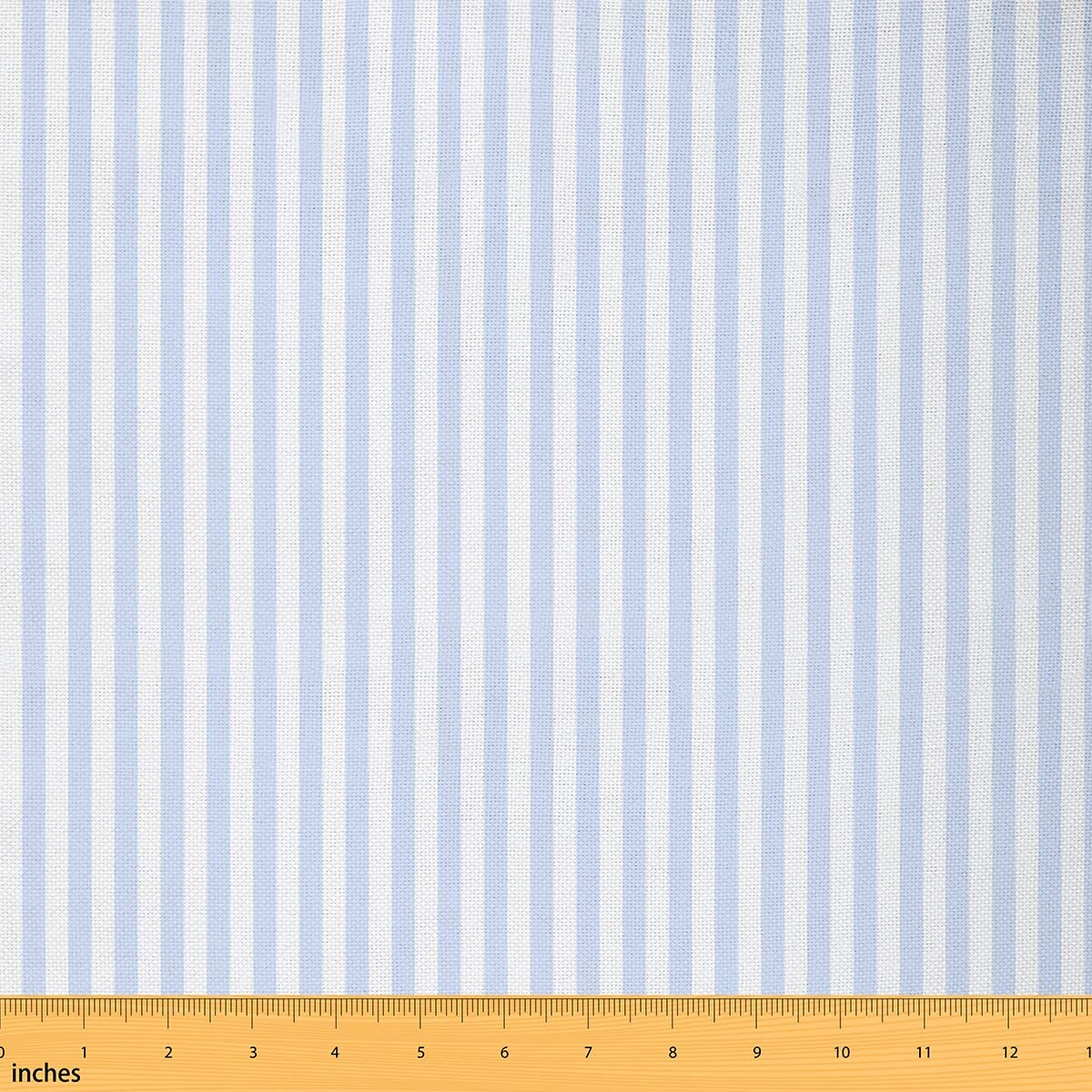 Blue White Stripes Upholstery Fabric by The Yard,Modern Simple Style Striped Fabric by The Yard Sewing Supplies,Geometry Cute Fabric for Upholstery and Home Accents,1 Yard