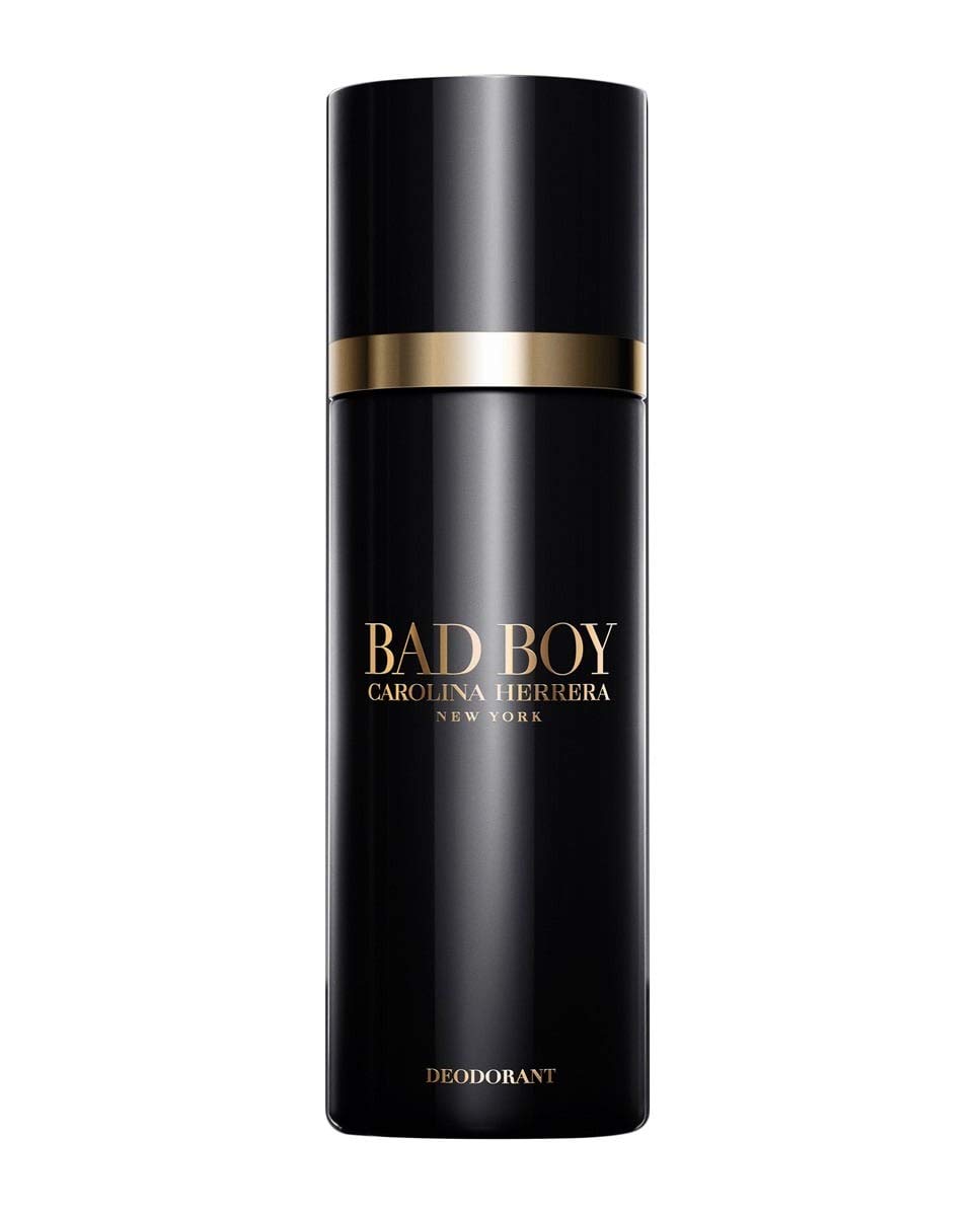 Carolina Herrera Men's Bad Boy Deodorant Spray, 3.4 Ounce, Black