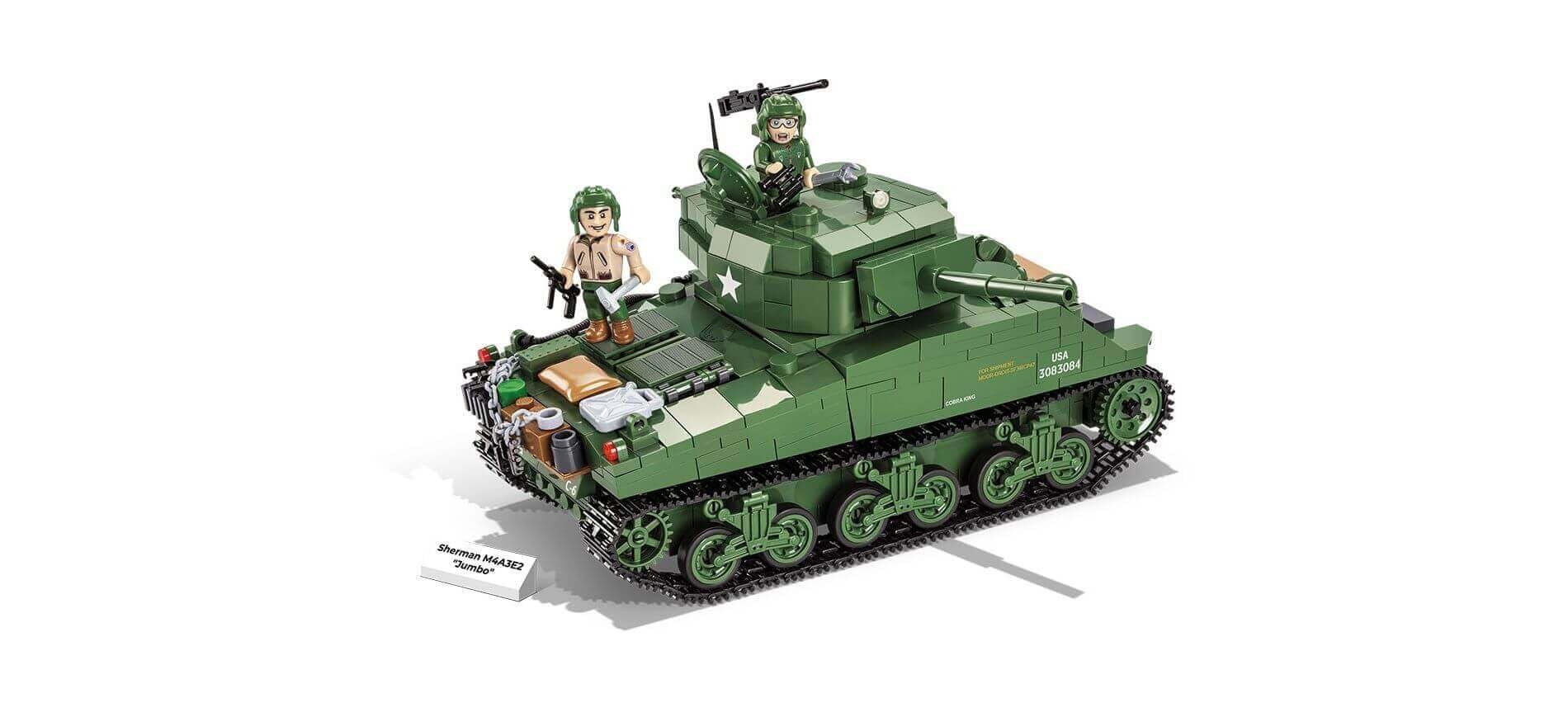 COBI 720 Pcs Historical Collection WWII /2550/ Sherman M4A3E2