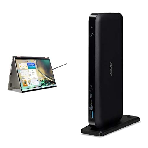 Acer Spin 5 SP514-51N-70LZ Intel Evo Convert, 14" 2560 x 1600 IPS Touch 425nit, Intel i7-1260P, 16GB LPDDR5, 1TB SSD, Wi-Fi 6E, Active Stylus, Win11 USB Type-C Dock III, 85W PD Charging
