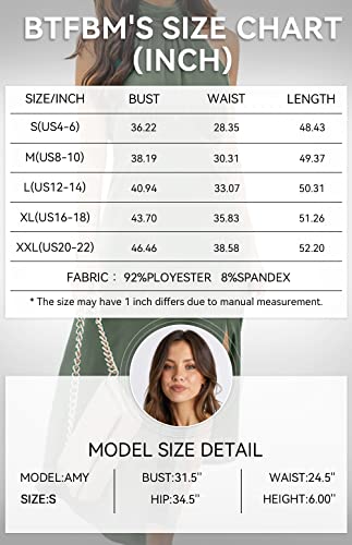BTFBM Women Elegant Sleeveless Summer Dresses 2023 Halter Neck Backless Satin Dresses Split Solid Color Cocktail Maxi Dress(Solid Army Green,Medium