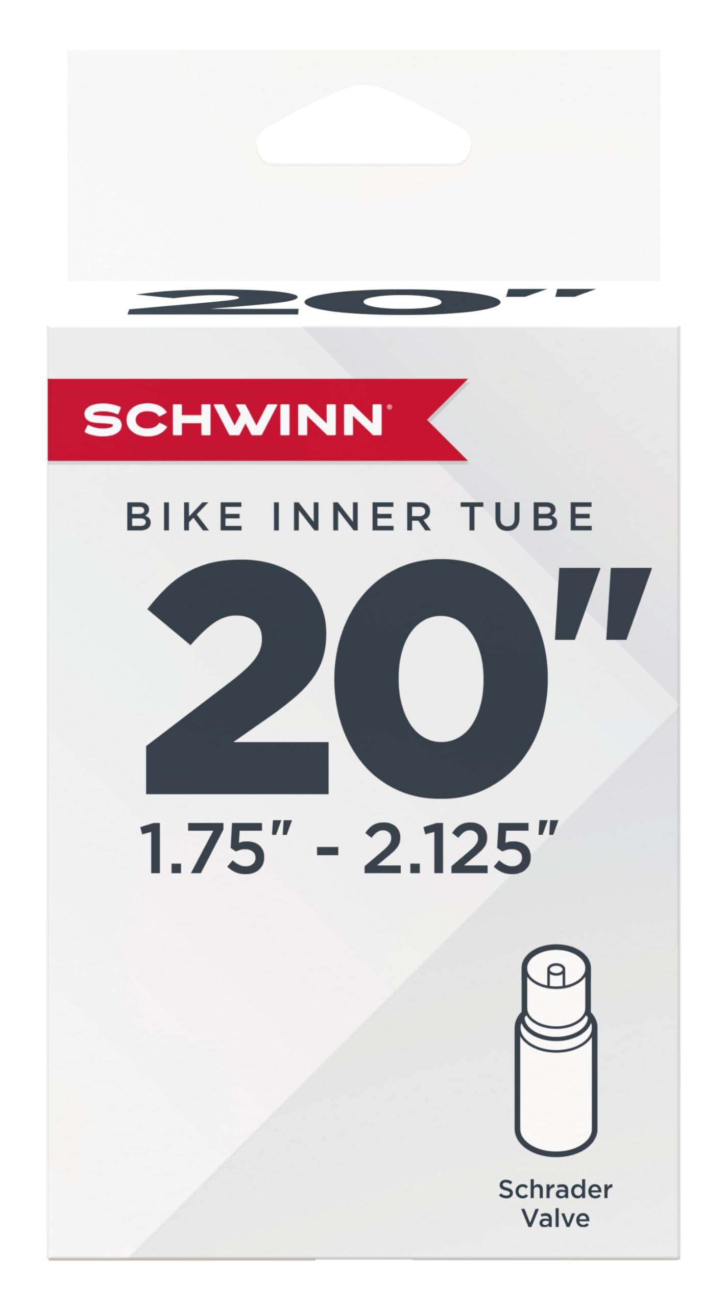 Schwinn Replacement Bike Tube Schrader Valve, Self-Sealing, 20-Inch x 1.75-Inch-2.125