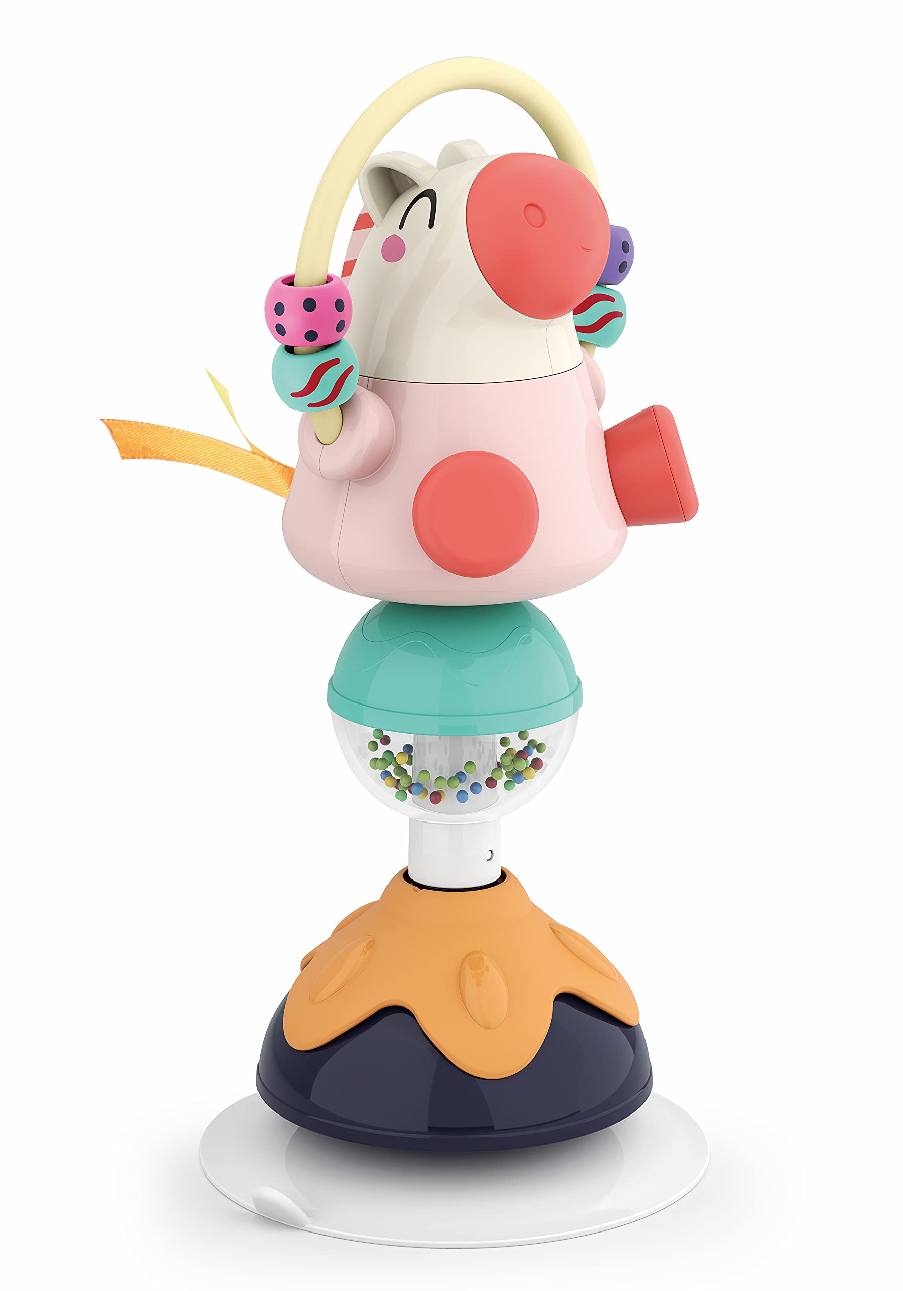 Baby Toys 6 to 12 Months - High Chair Toys with Powerful Suction Cups, Baby Rattles Shaker, Turn, Suction Toys for Baby 0-6-12-18 Months, Gift for Baby Boy & Girl