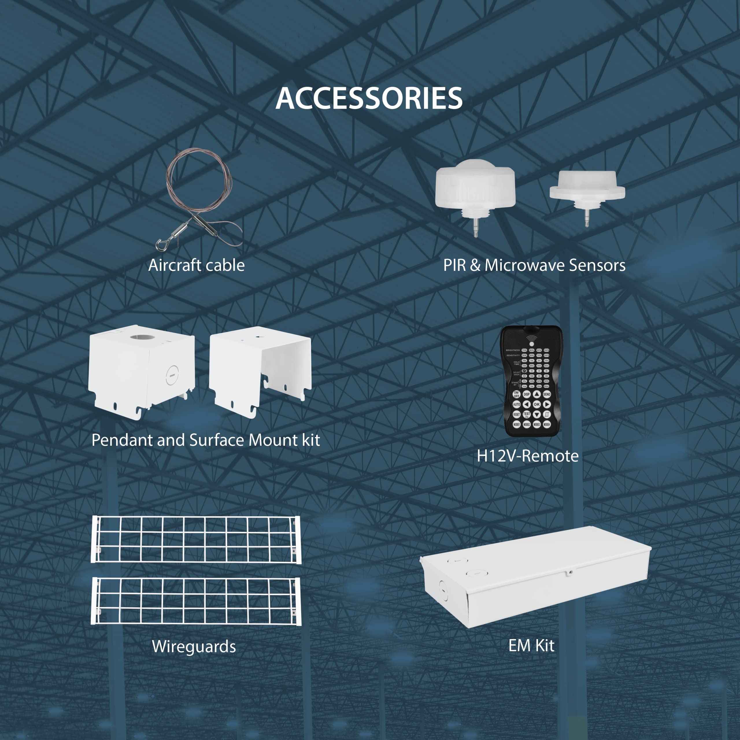 HML1 150-Watt Linear LED High Bay, 5000K (HML1150U50A)