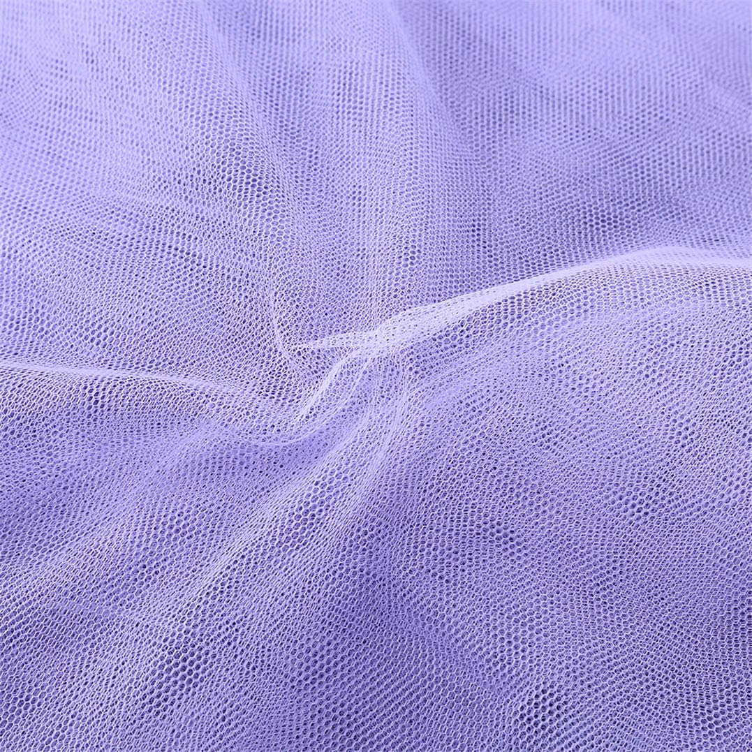 Winwinfly Mosquito Net 200 * 150 * 165cm Purple Mesh Mosquito Netting for Four-Poster Bed Rectangular Mosquito Net Protect Against Insects and Mosquitos