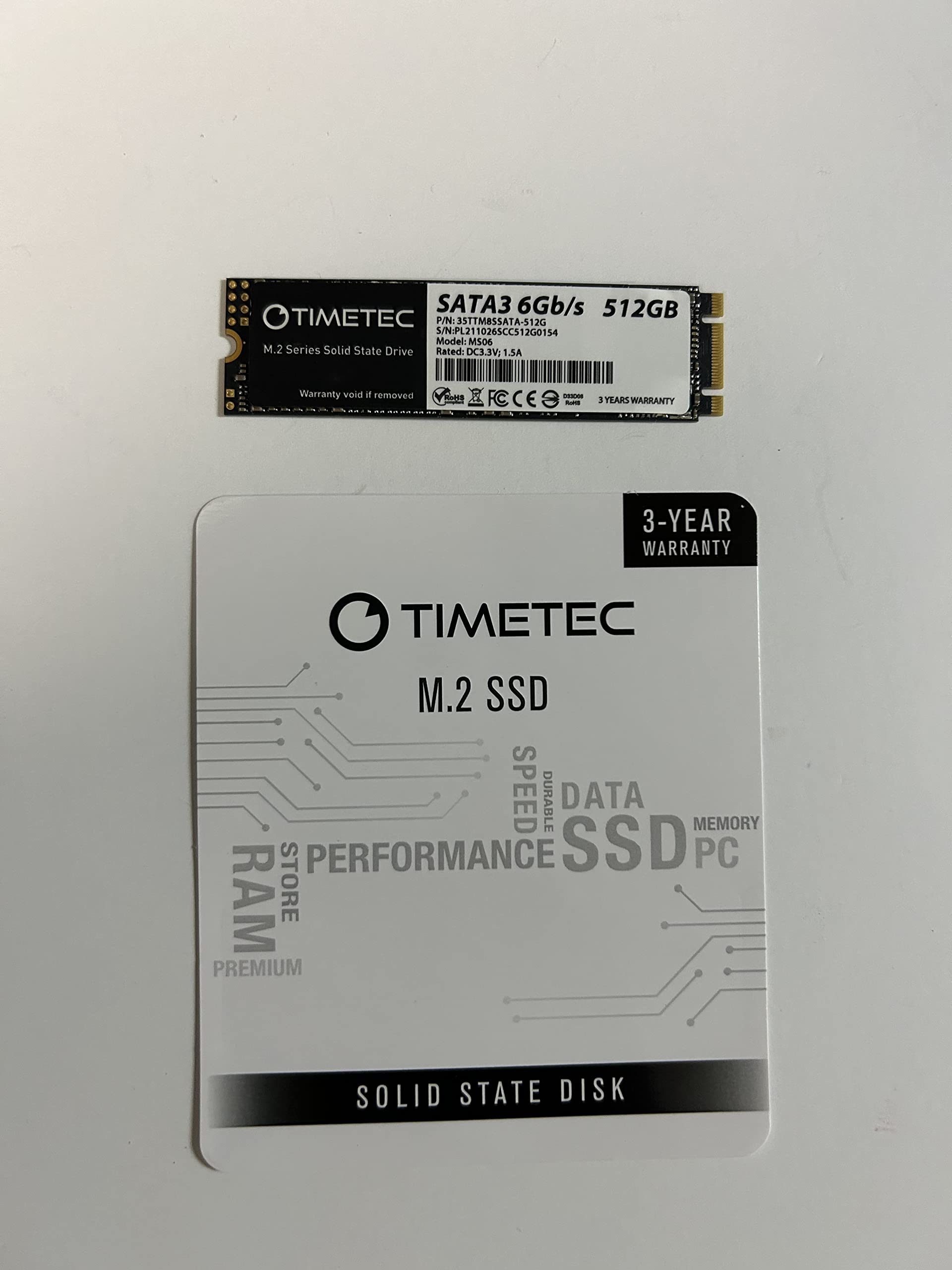 Timetec HP Enterprise Micron Flash 480GB M.2 2280 SATA 6Gb/s Internal SSD MTFDDAV480MBF(M.2 SATA 480GB)