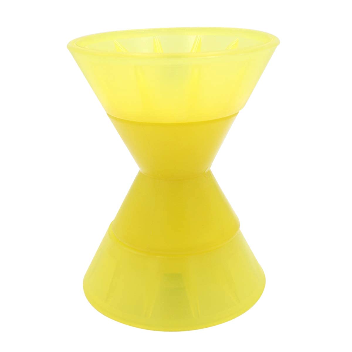 4 Inch Length Yellow Bow Stop Roller 1/2" Hole Size PWC