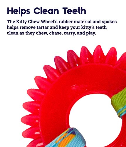 Catstages Dental Kitty Chew Wheel Catnip Cat Toy
