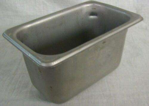 Restaurant Equipment Supplies 3 Food Pans Ninth 1/9 Size 4" Deep Stainless Steel (3)