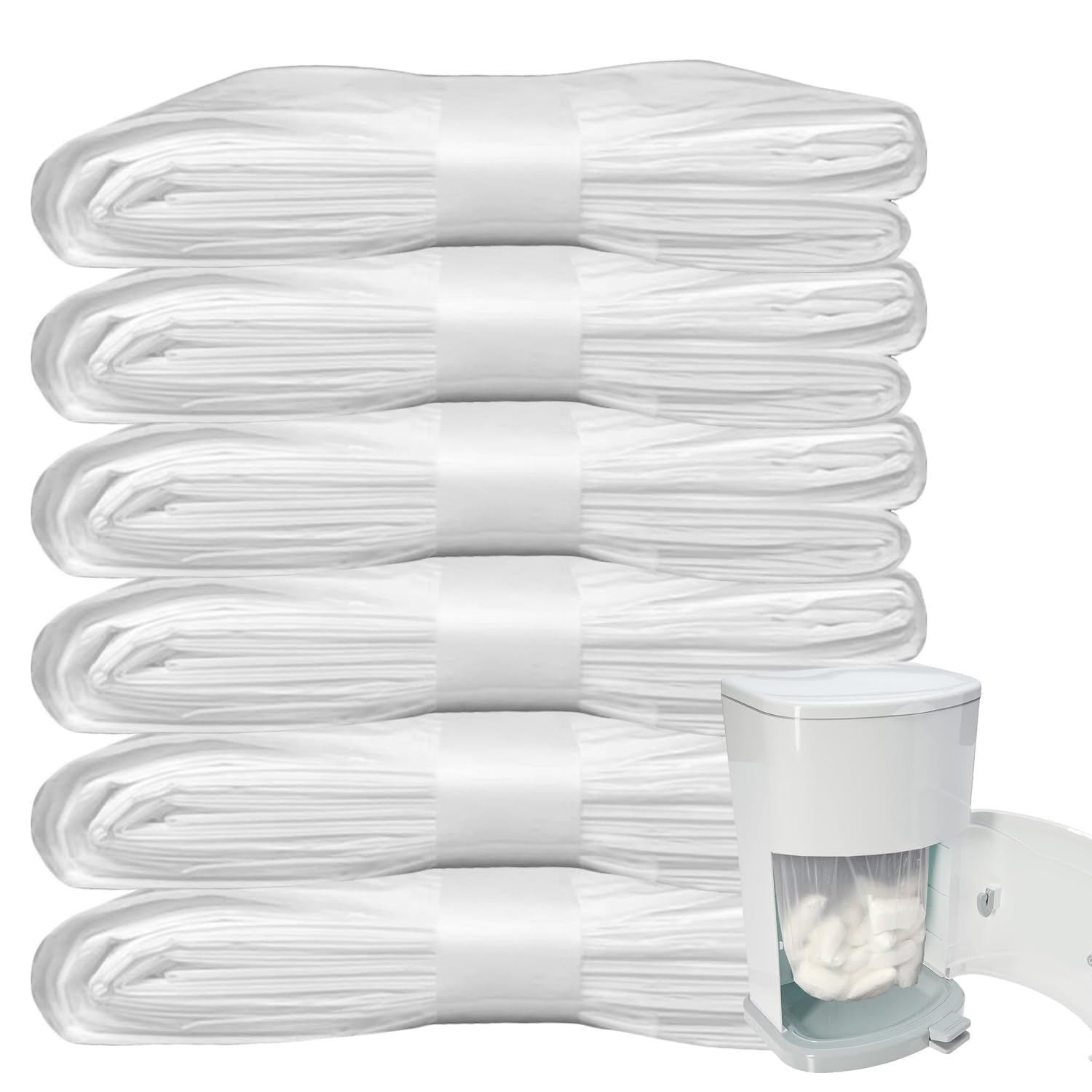 6 Pack Adult Diaper Liner Refills Compatible with Janibell Akord 280 Slim Model Adult Diaper System
