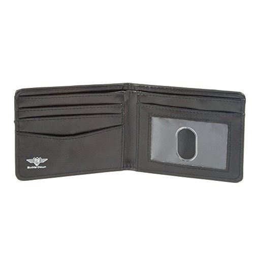 Buckle-Down Men's Nickelodeon Wallet, Bifold, Spongebob Squarepants and Patrick Starfish Tropical Fauna, Vegan Leather, 4.0" x 3.5"