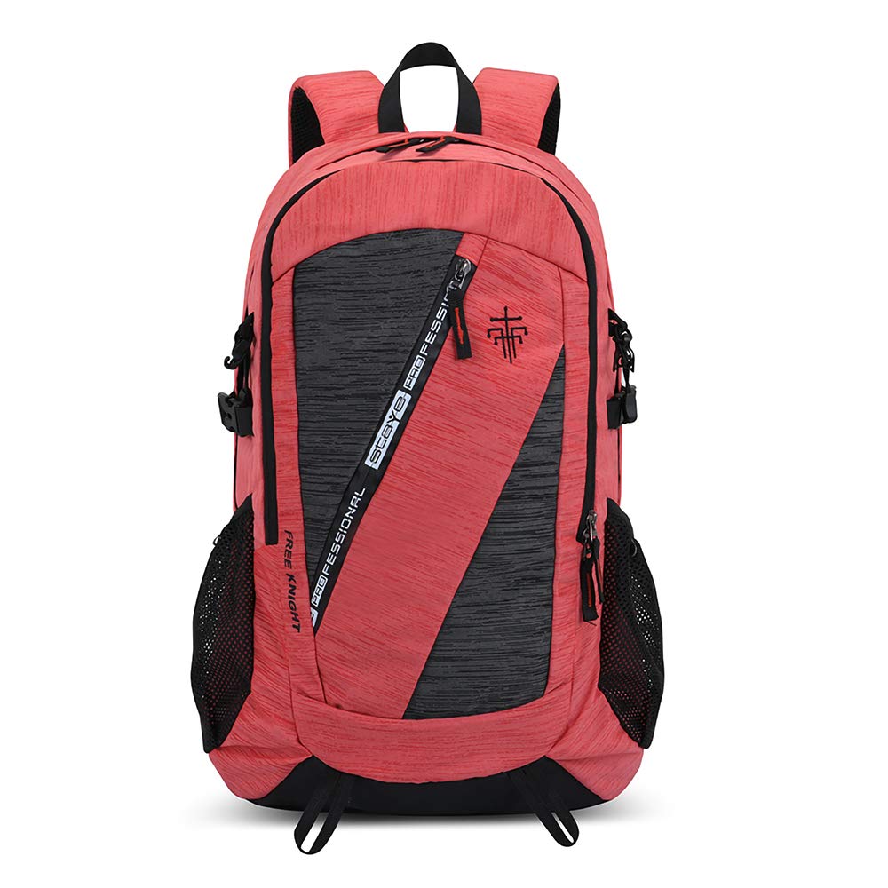 40L Lightweight Waterproof Hiking Backpack, Outdoor Sport Travel Daypack for Camping Climbing Skiing Cycling (Red)