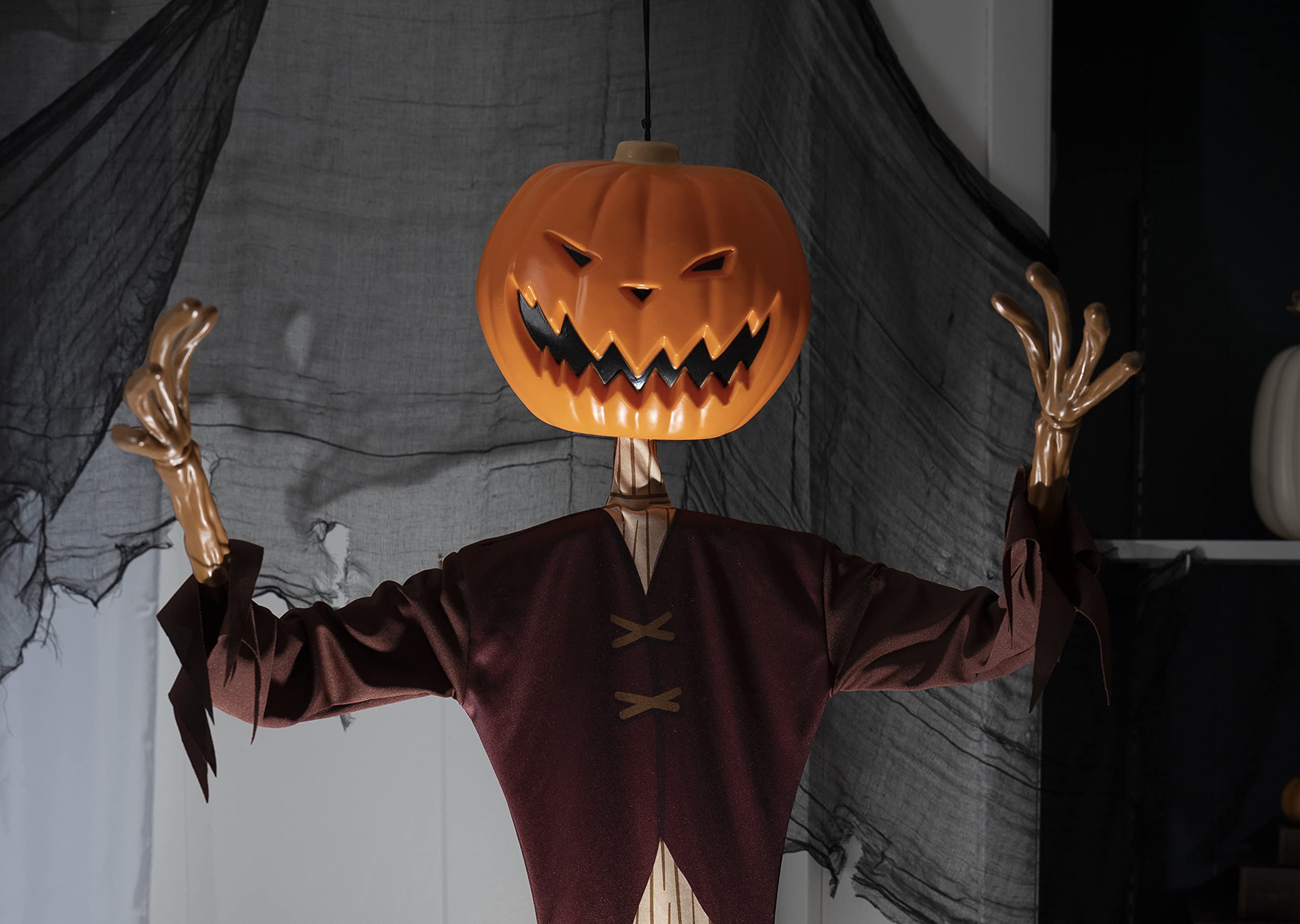 Disney The Nightmare Before Christmas Pumpkin King Full Size Poseable Hanging Character Decoration