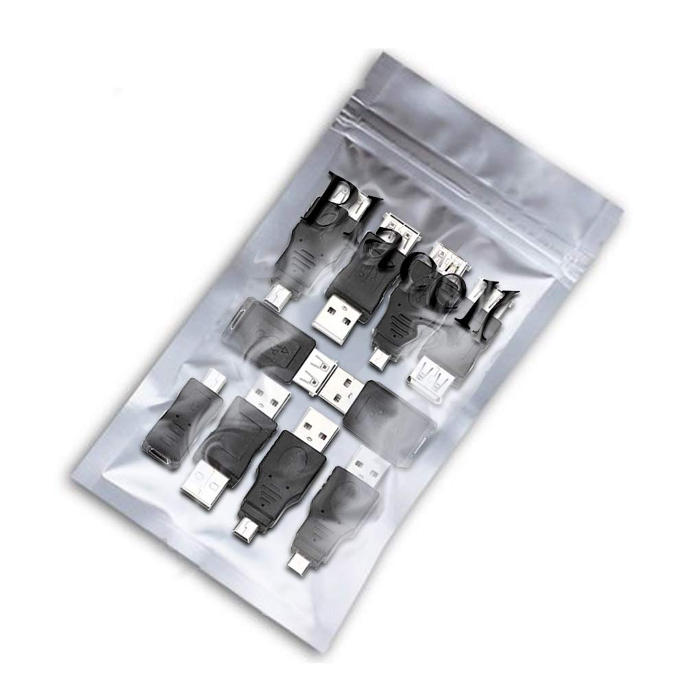 Blacell OTG 5 Pin F/M Mini Changer Adapter Converter USB Male to Female Micro USB