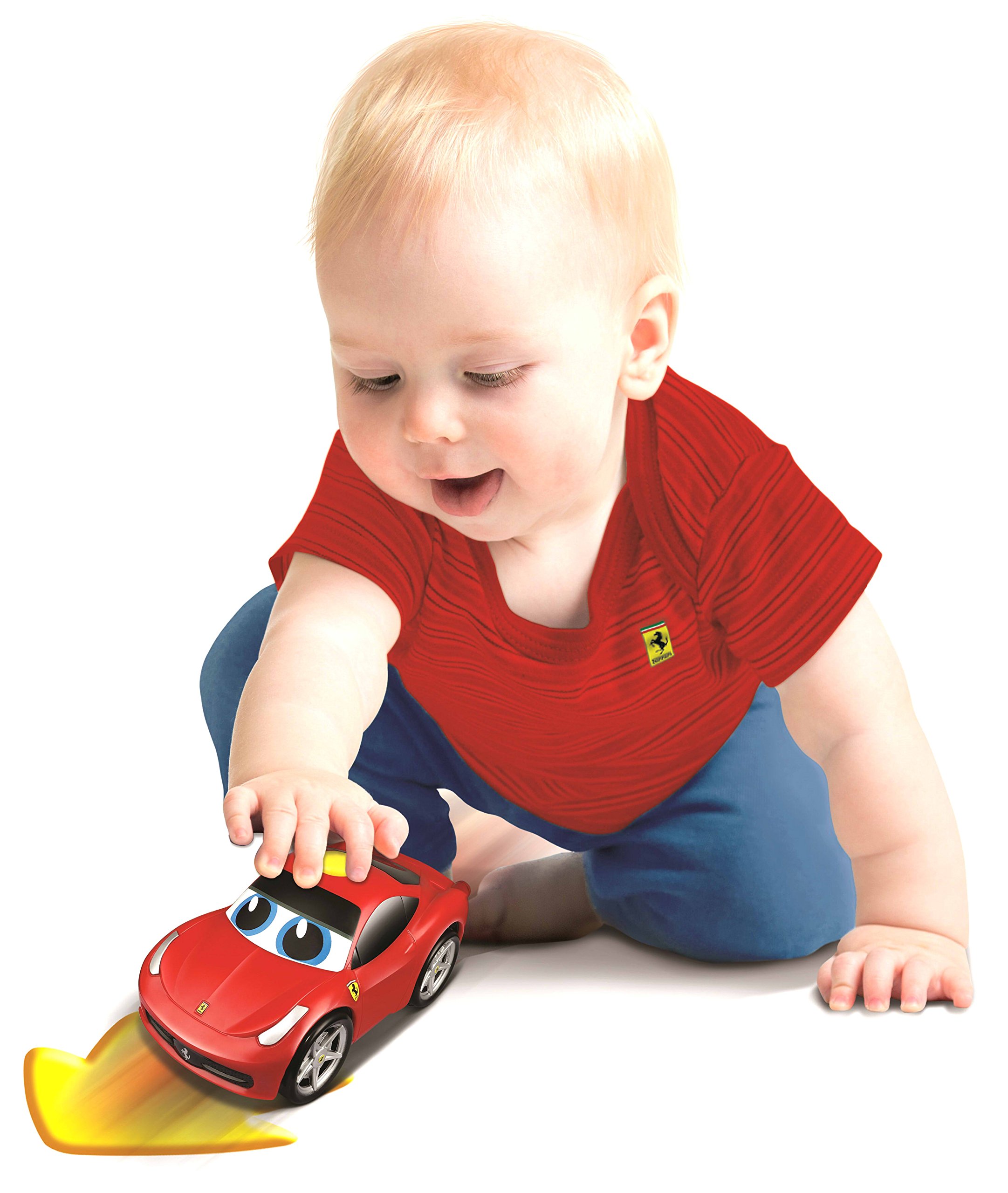 BB Junior Play & Go Ferrari Touch & Go, Assorted Cars, 1-Pack, Red