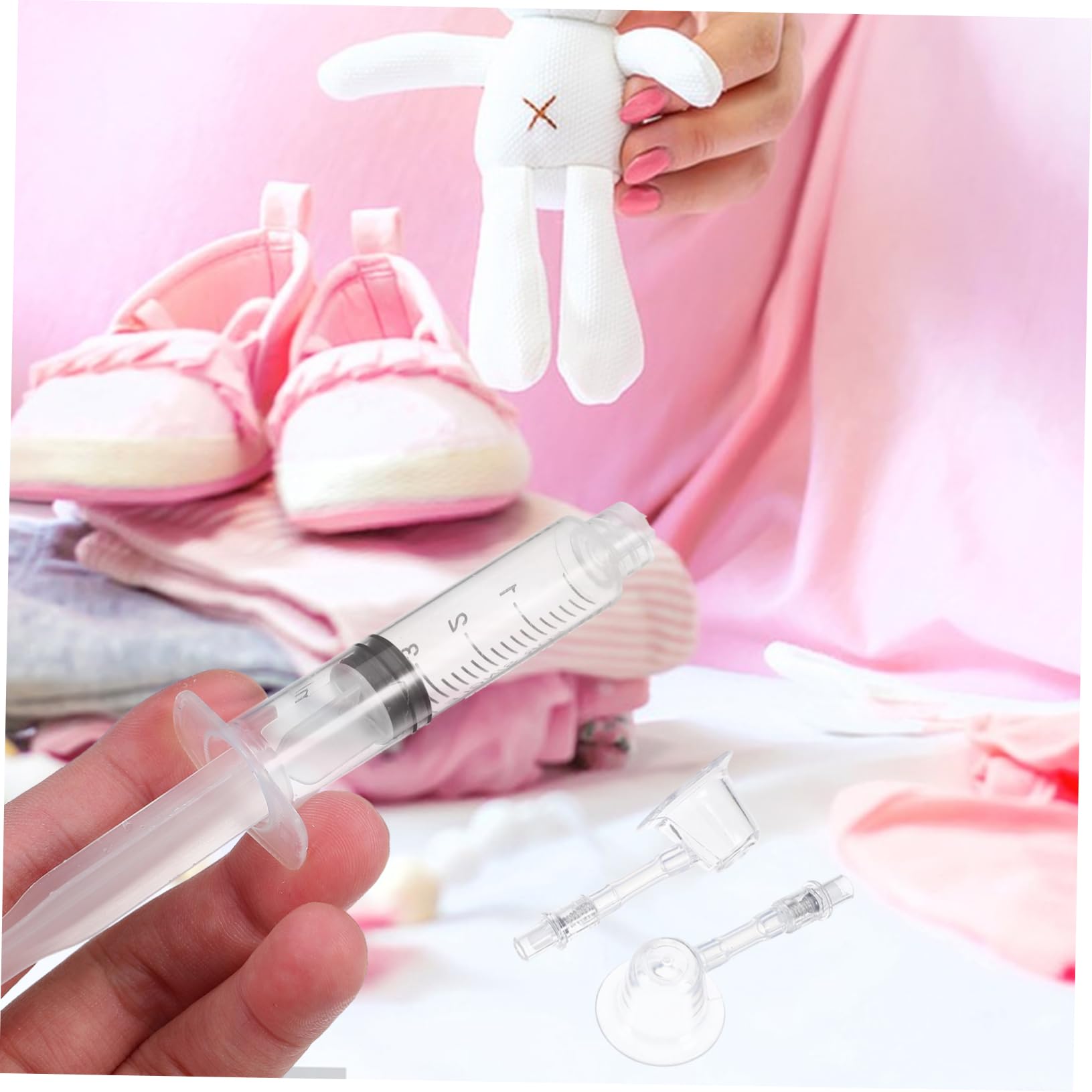 Milisten Restraint Toys 2pcs Beautiful Breast Head Brace Booster White Girl Eroctic Toy