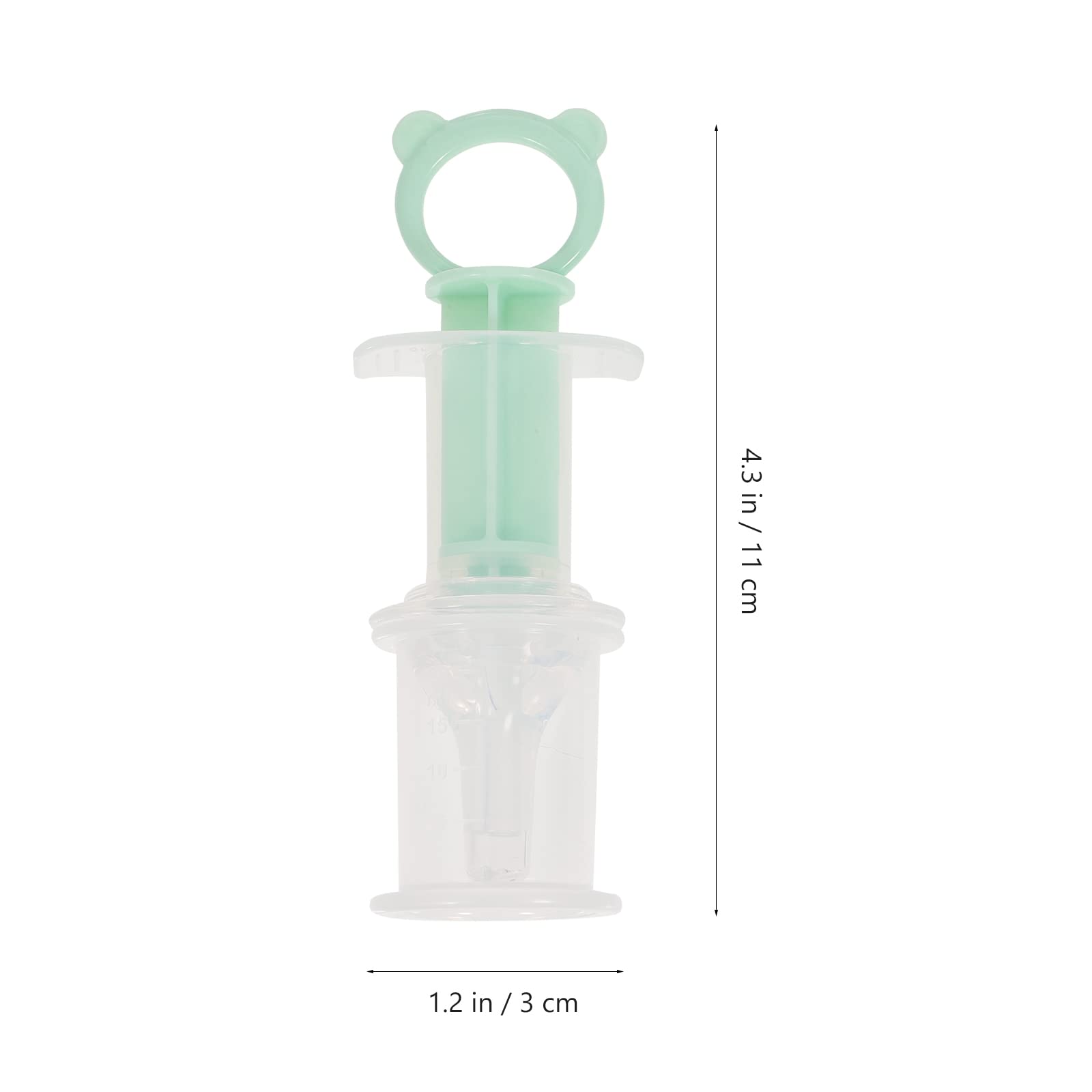 NUOBESTY Baby Medicine Pacifier Kit Food Feeding Dispenser Liquid Pill Dropper Measuring Cups for Infant Newborn |Random Color