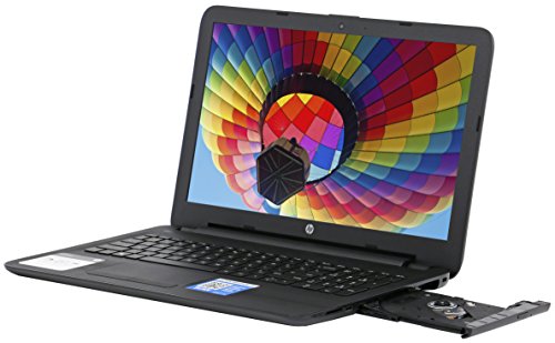 HP Notebook Laptop 15.6 HD Vibrant Display Quad Core AMD E2-7110 APU 1.8GHz 4GB RAM 500GB HDD DVD Windows 10