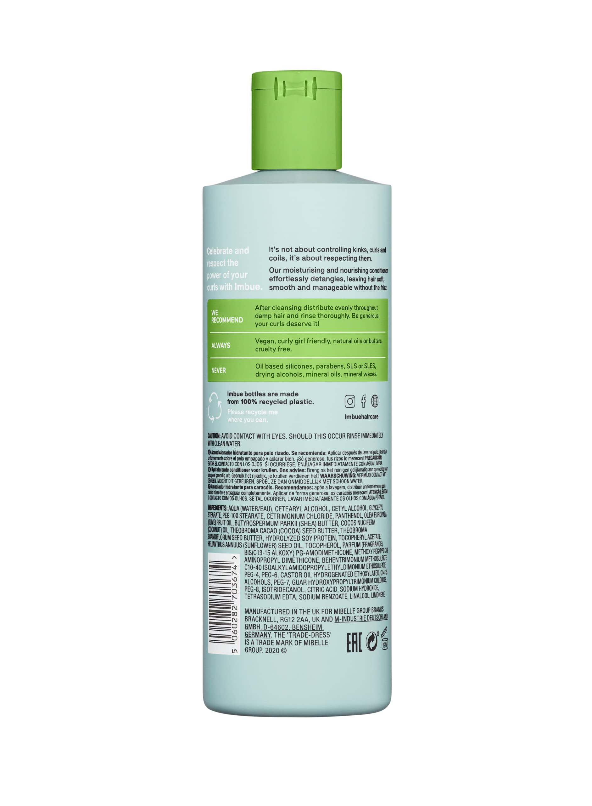 Imbue - Curl Respecting Conditioner for Wavy, Coily & Natural 4A-4C Hair, Embrace the Movement