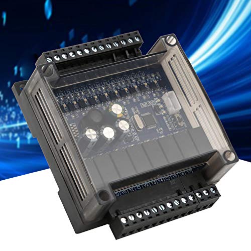 ALREMO HUANGXING - Programmable Control Board, Industrial Grade 32 Bit CPU PLC for FX2N, for Programming General Purpose FX2N 20MR Professional Use(Bare Board + Shell)