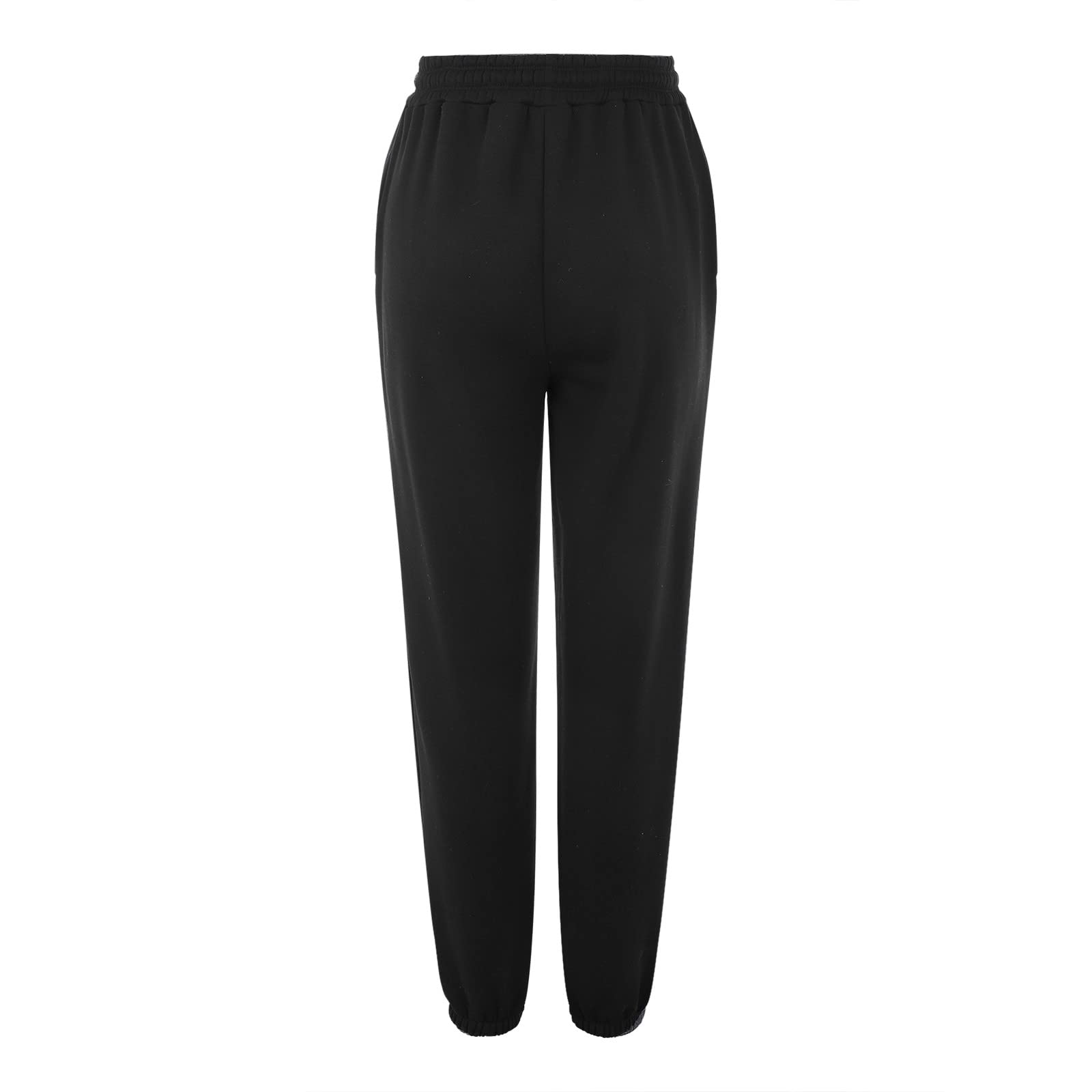 Bblulu Women's Elastic Waist Sweatpants High Waisted Pants with Pockets Athletic Fit Joggers Comfy Cotton Sweatpant