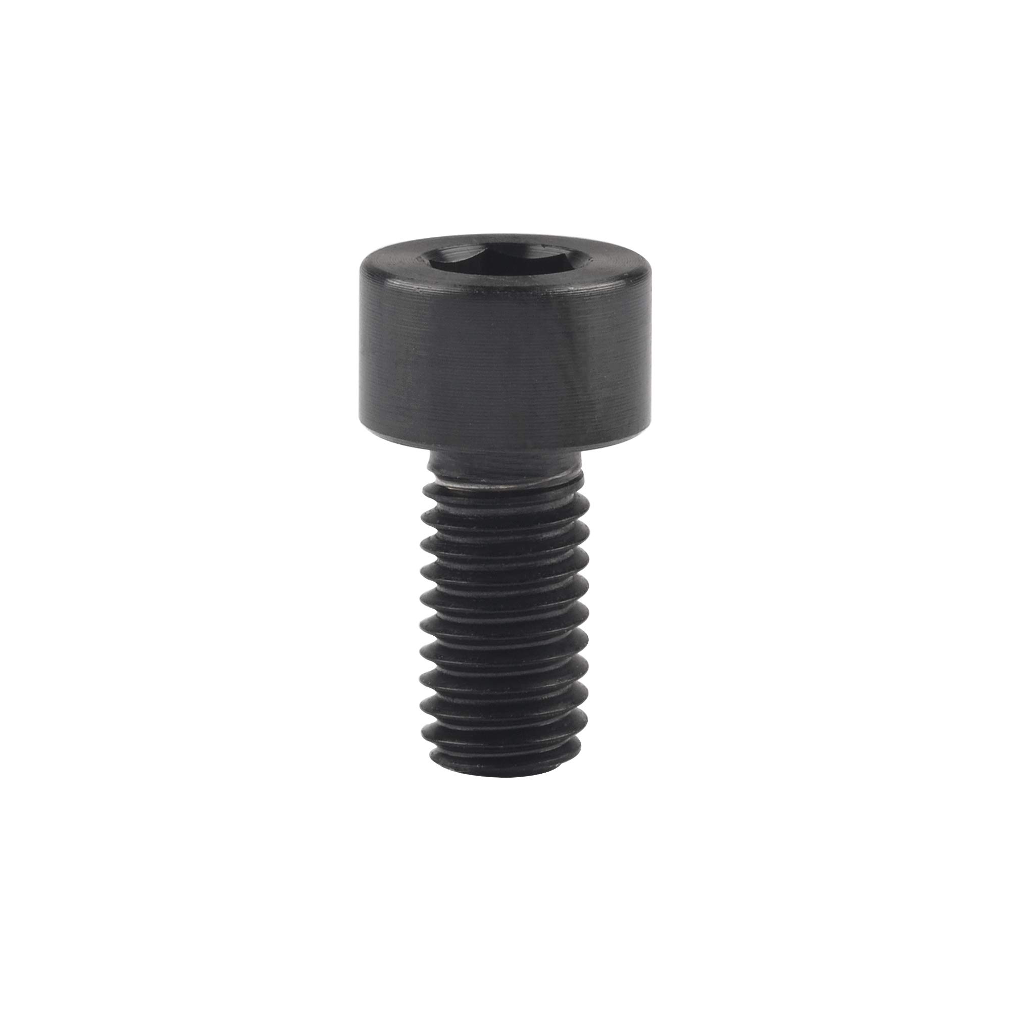 Wanyifa Titanium Ti M5 x 10 12 15 18 20 25 30 35 40 45 50 55 60mm Bicycle Allen Hex Socket Head Screw Pack of 4 (M5x10mm, Black)