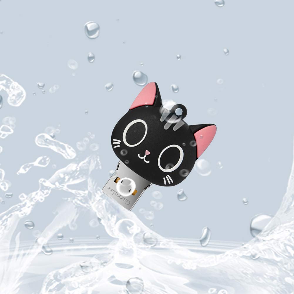 GARRULAX USB Flash Drive, 8GB / 16GB / 32GB / 64GB USB2.0 Cute Shape USB Memory Stick Date Storage Pendrive Thumb Drives Gift(32GB,Big Eye Cat)