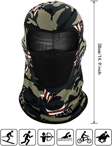 4 Pack Balaclava Face Mask Windproof Sun Dust Protection Mask Breathable Full Face Cover for Outdoors Hunting Cycling Fishing (Color 2)