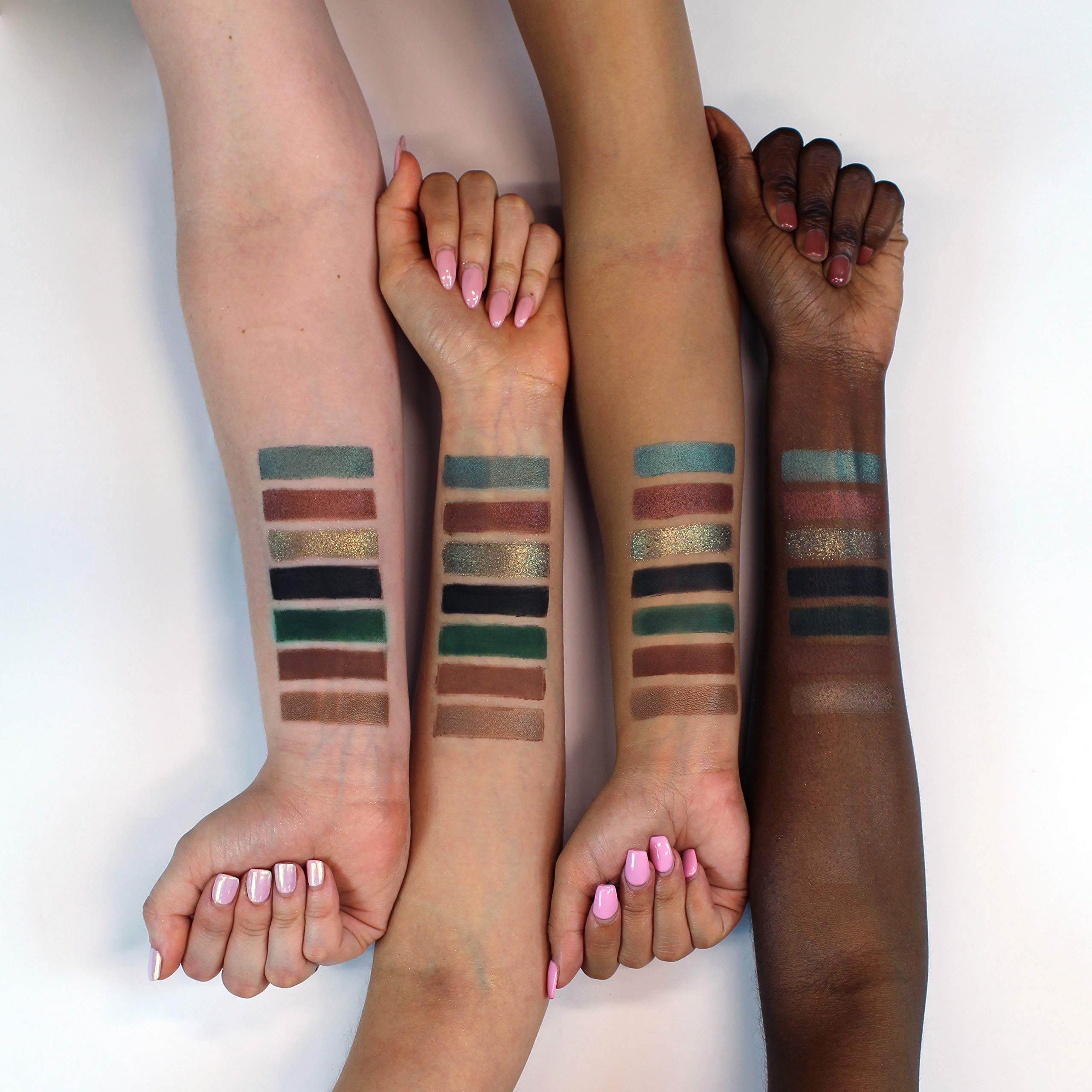 Profusion Cosmetics 21 Shade Eyeshadow Palette Collection & Brush, Chocolates