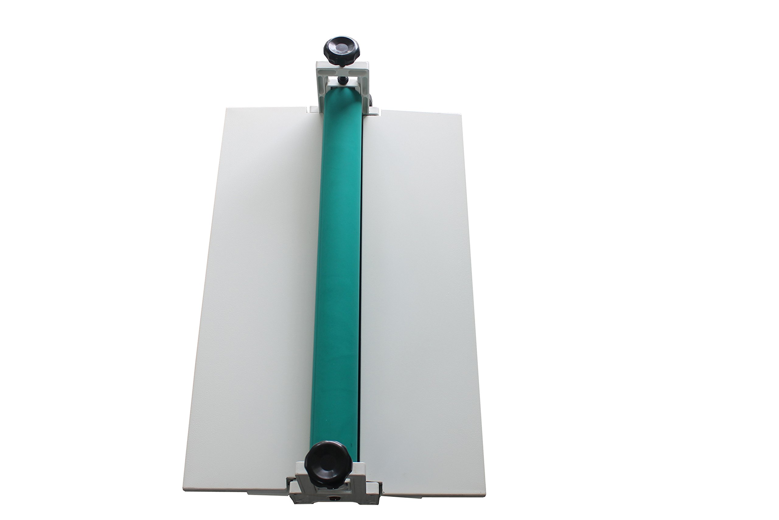 INTBUYING Laminating Machine with Crank Manual Cold Roll Laminator Machine with Laminating Sheets Max 29.5 in Film 0.4In Thickness Foldable for Commercial Personal Office